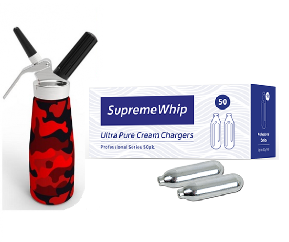 Cream Charger Starter Packs with Cream Dispensers